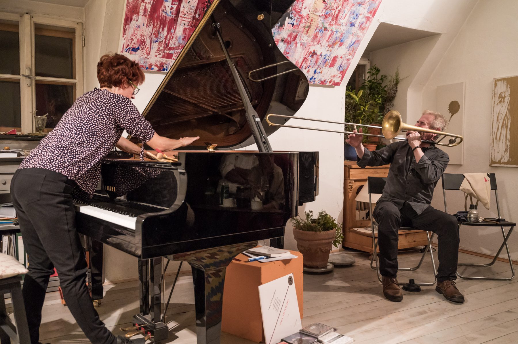 Elisabeth Harnik – Steve Swell [20220401] – jazzclubfuchs